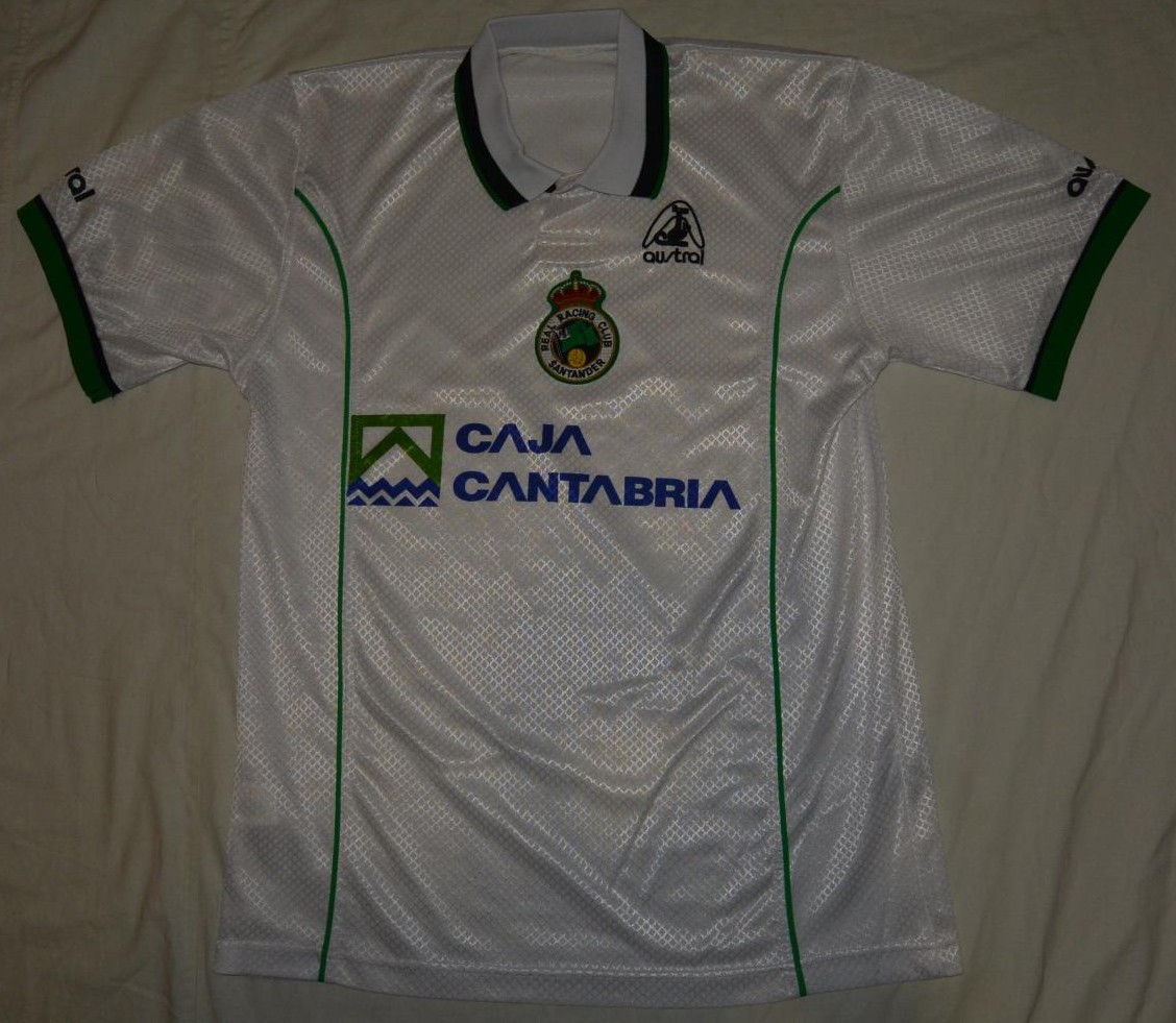 Racing Santander Away football shirt 1998 - 1999