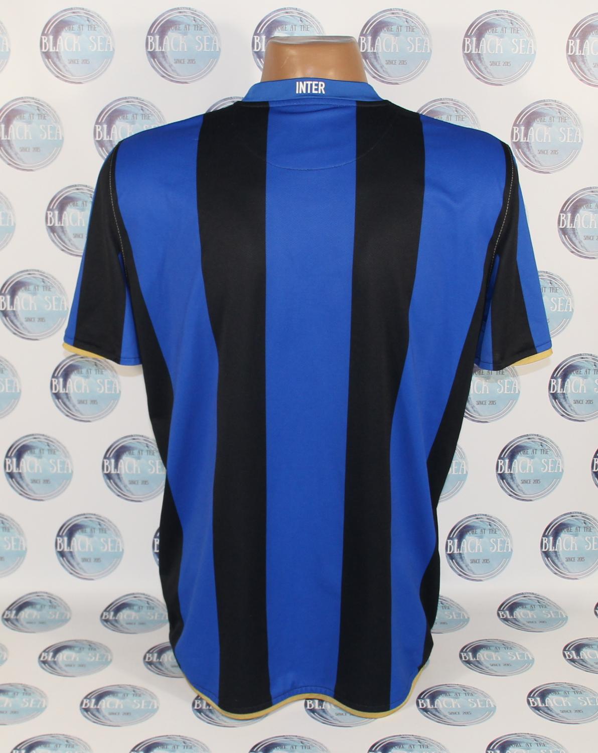 Internazionale Home football shirt 2008 - 2009. Sponsored by Pirelli