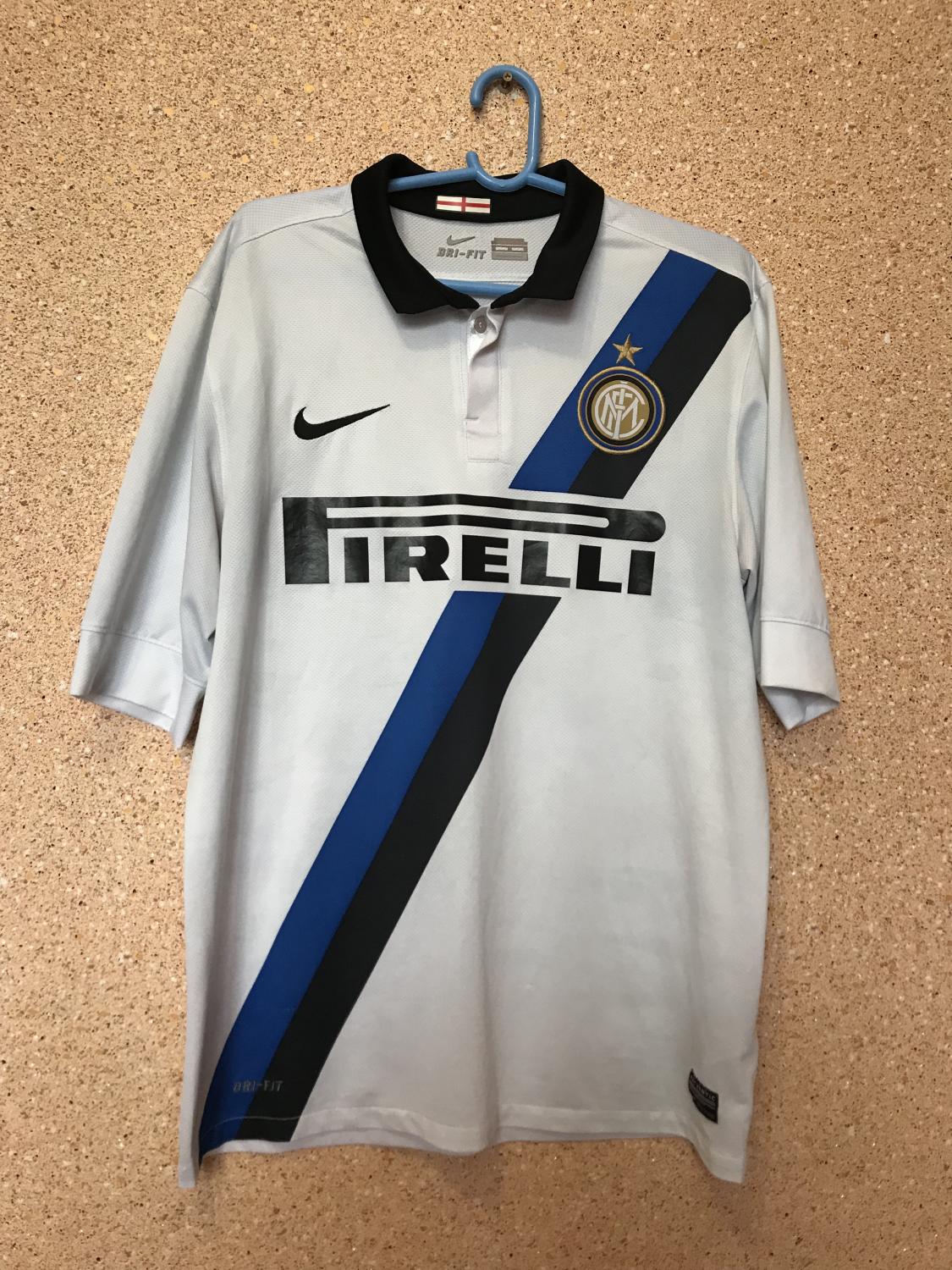 Internazionale Away football shirt 2011 - 2012. Sponsored by Pirelli