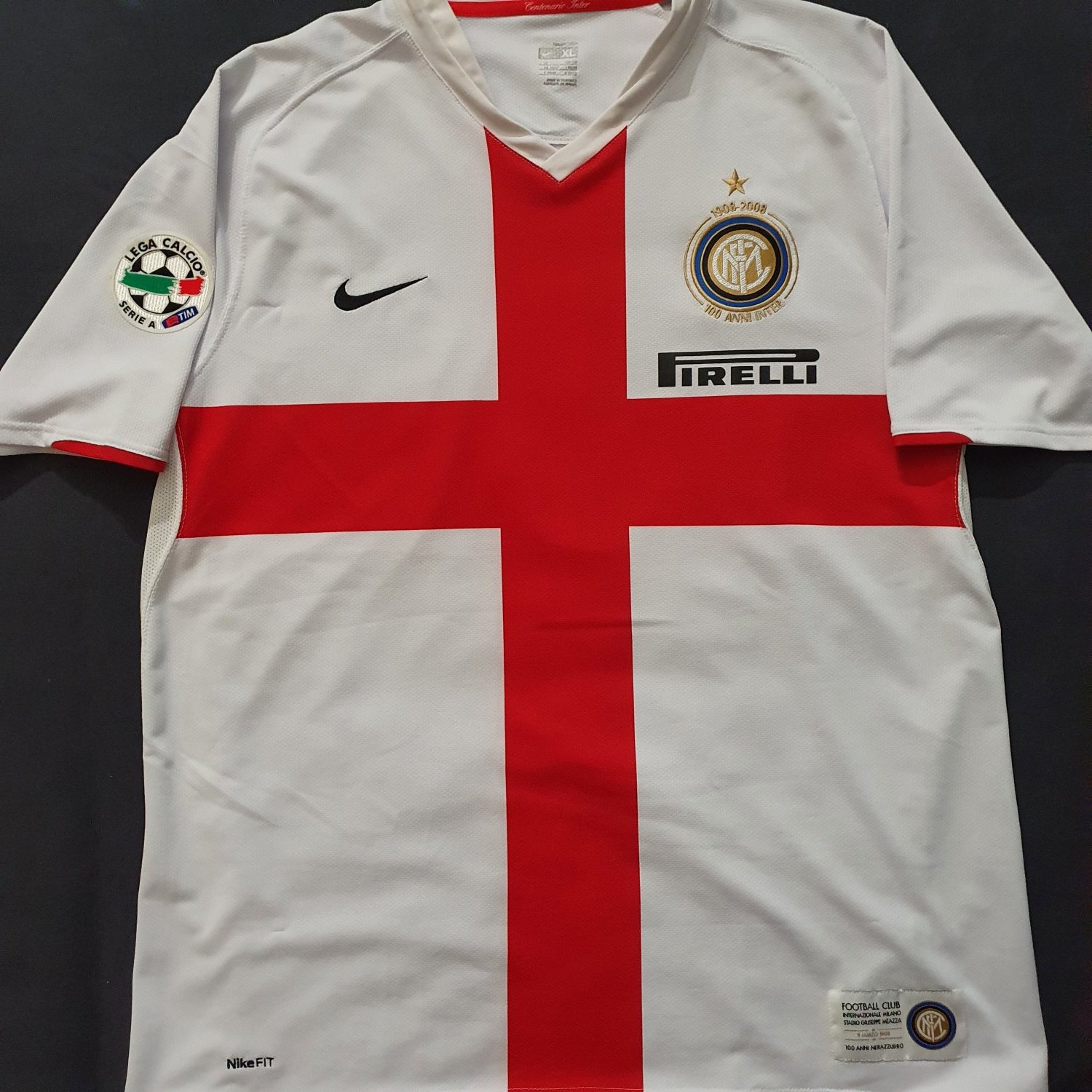 Internazionale Special football shirt 2007 - 2008. Sponsored by Pirelli