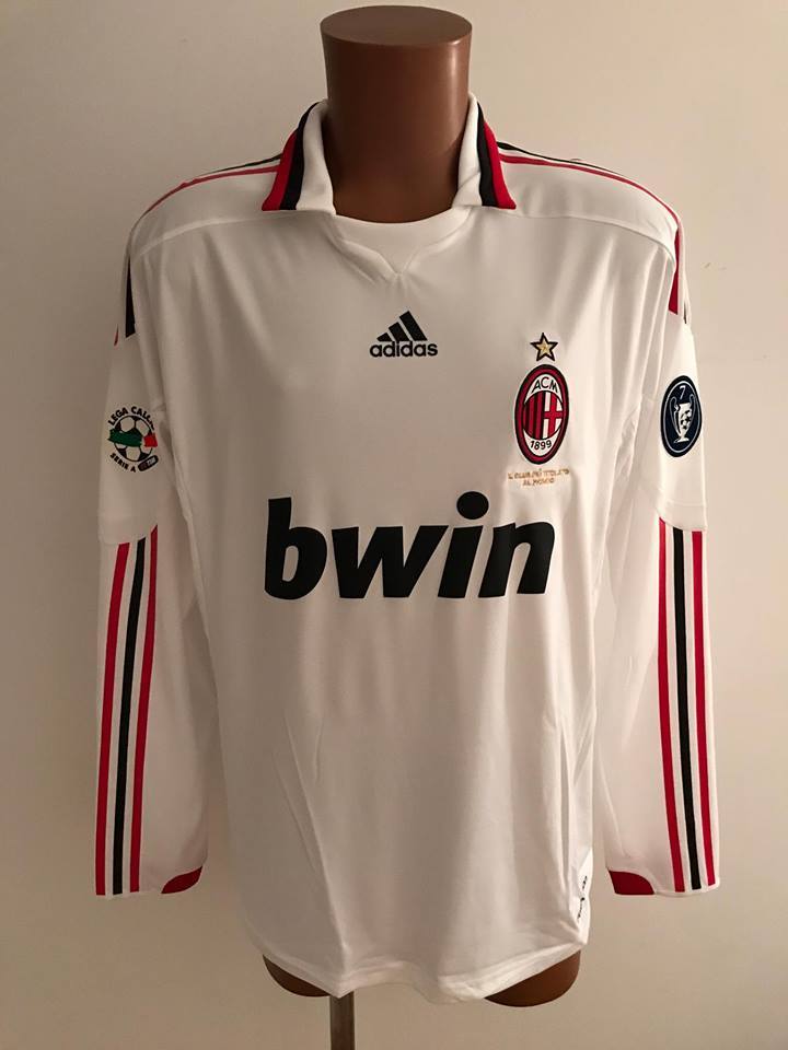AC Milan Away football shirt 2009 - 2010. Sponsored by Bwin