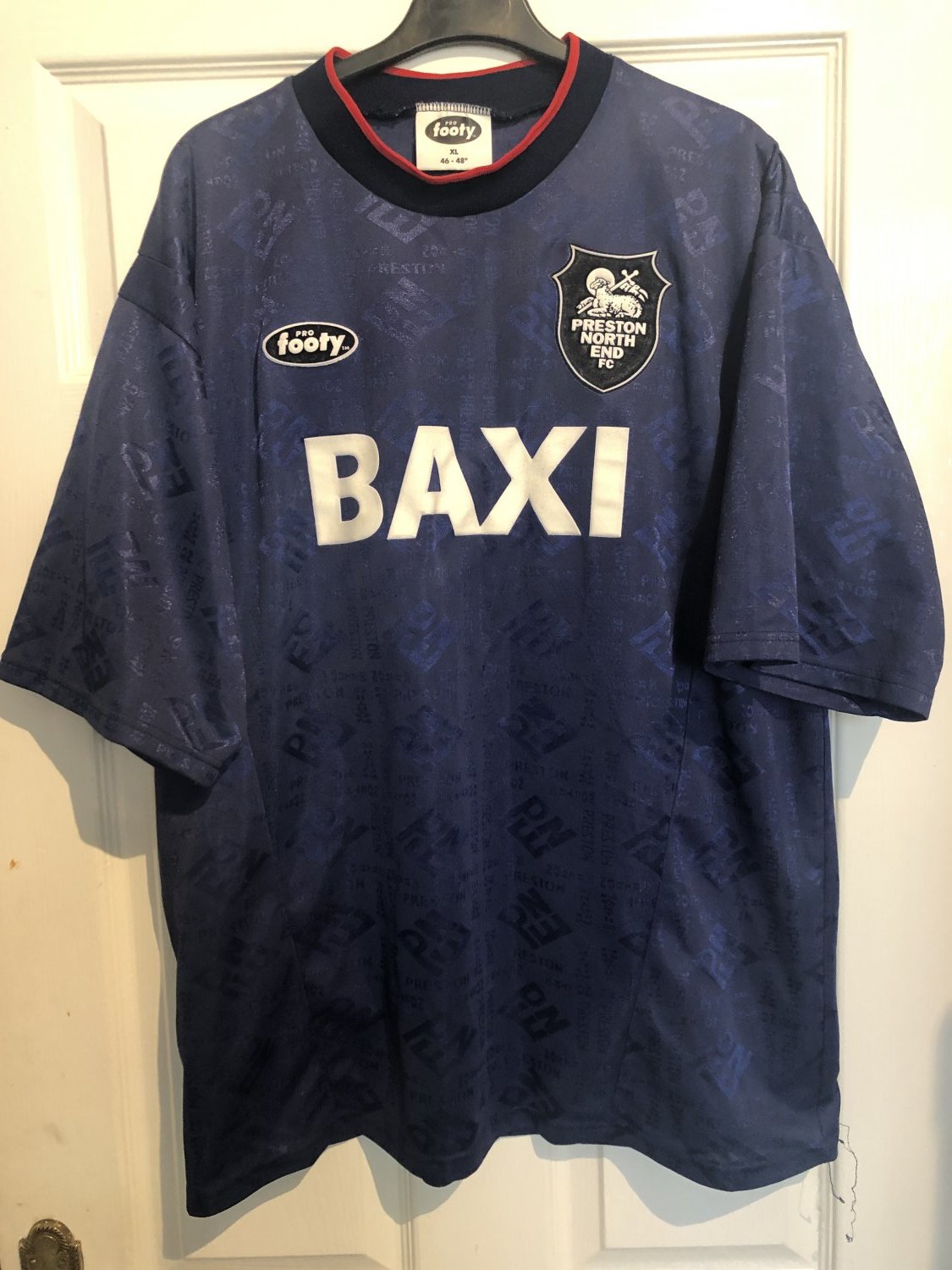 Preston North End Treino/Passeio camisa de futebol 1995 - 1996 ...