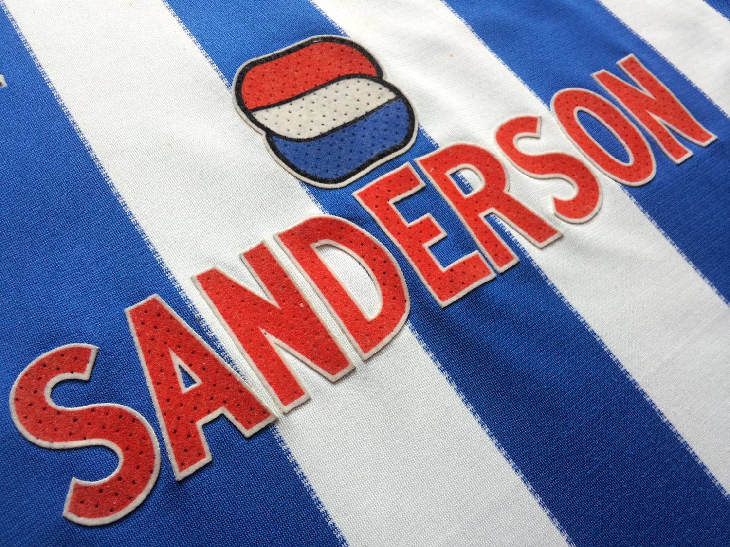 Sheffield Wednesday Home Football Shirt 1999 2000 Sponsored By Sanderson Sheffield Wednesday Home Football Shirt 1999 2000 Sponsored By Sanderson