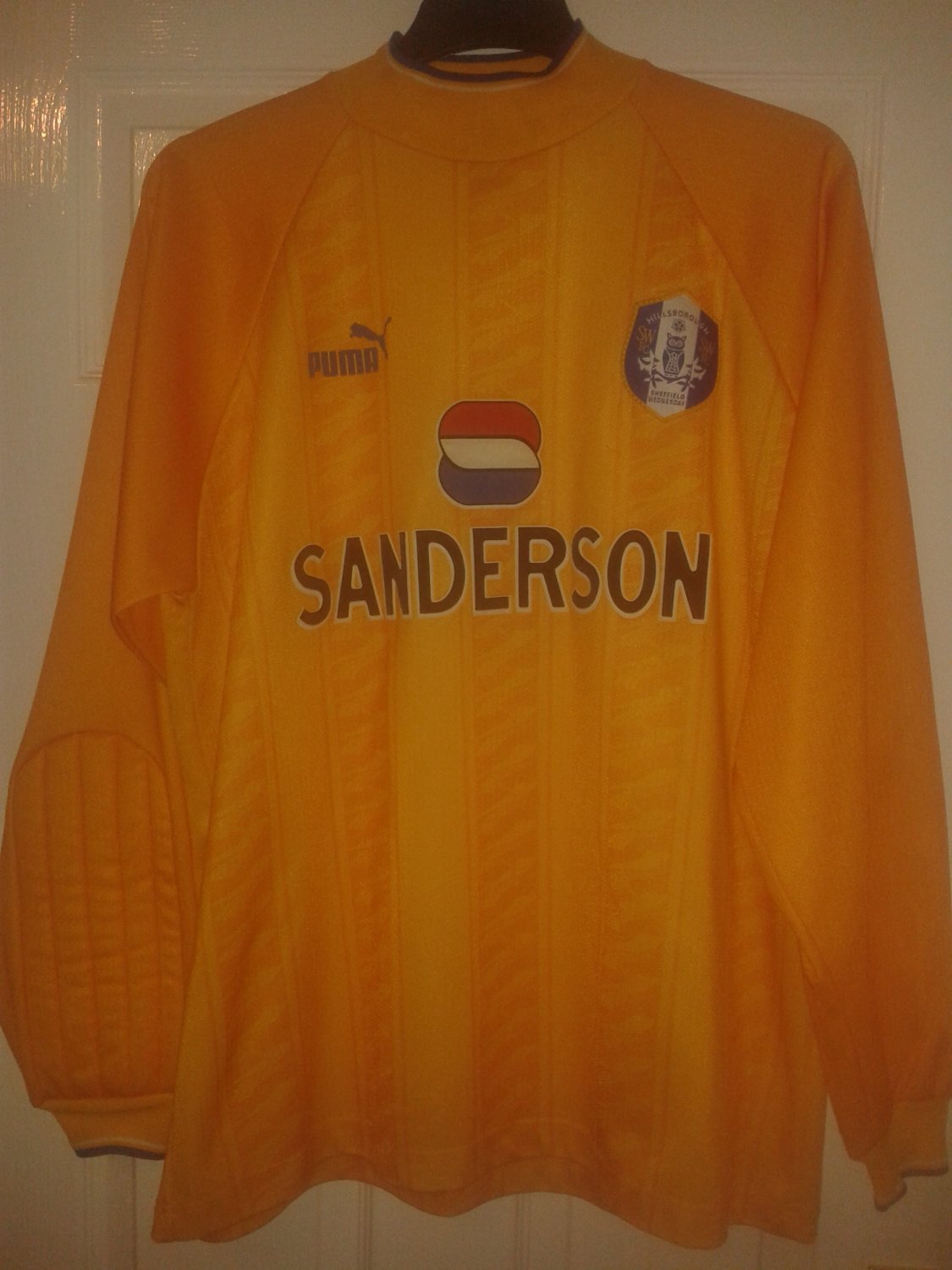 Sheffield Wednesday Goalkeeper football shirt 1993 - 1995. Sponsored by ...
