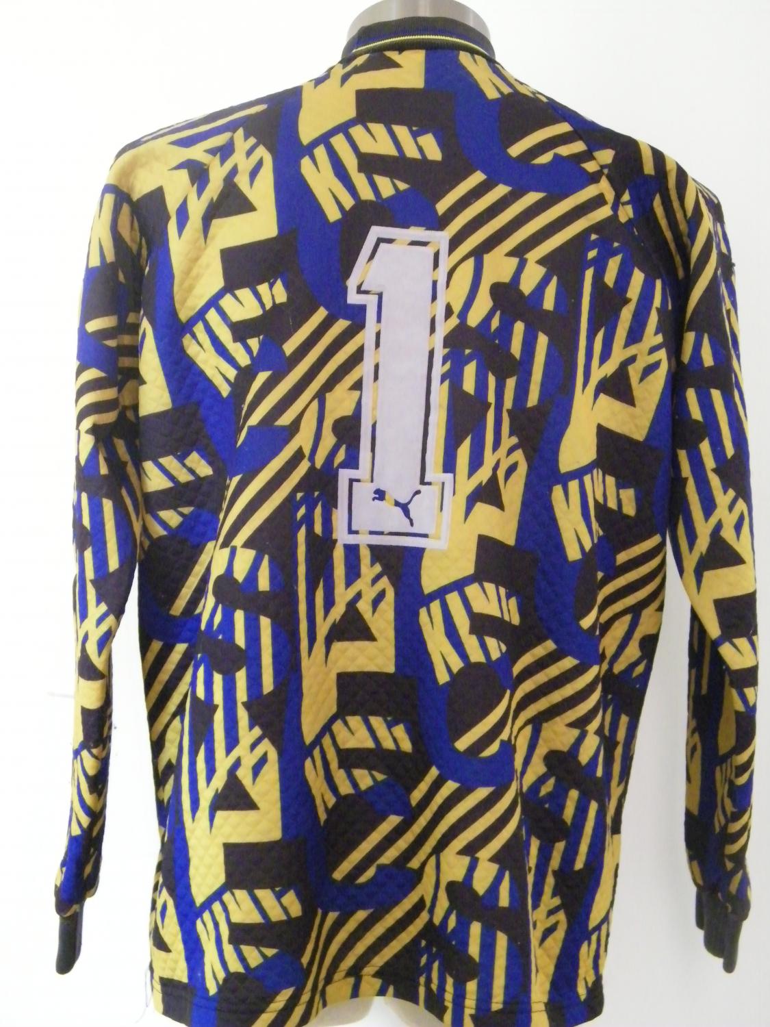 Sheffield Wednesday Goalkeeper football shirt 1995 - 1997. Sponsored by ...