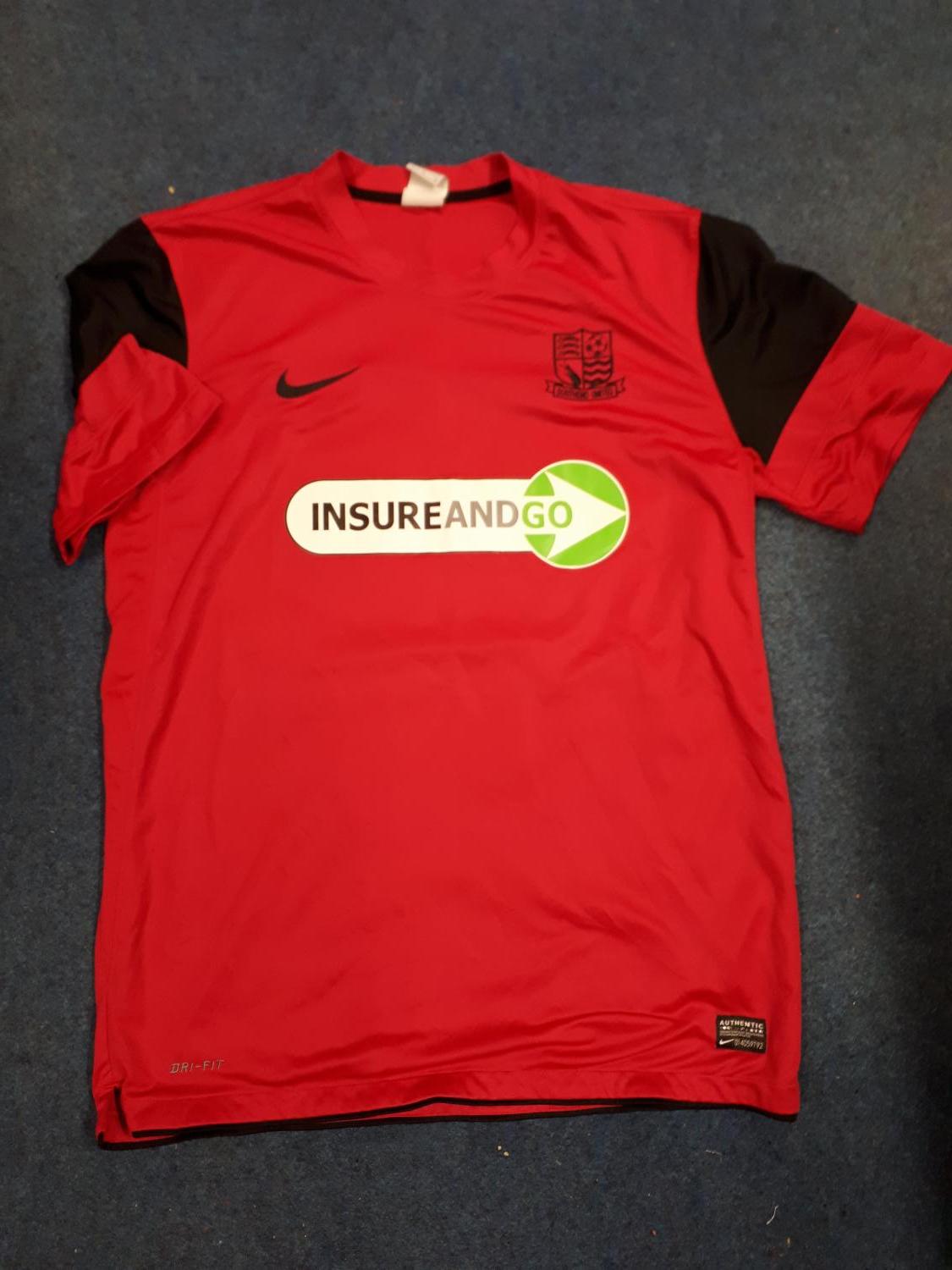 Southend United Away football shirt 2011 - 2012. Sponsored by Insure and Go