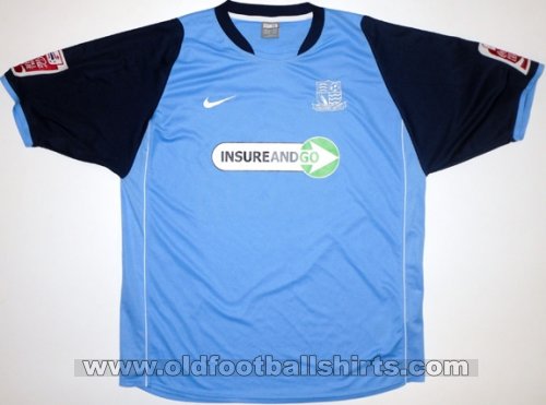 Southend United Away football shirt 2007 - 2008. Sponsored by Insure and Go