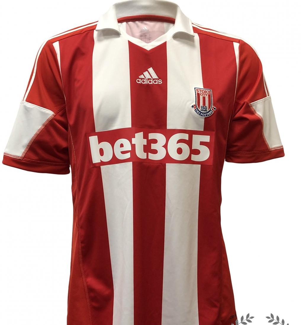 Stoke City Home football shirt 2013 - 2014. Sponsored by Bet365