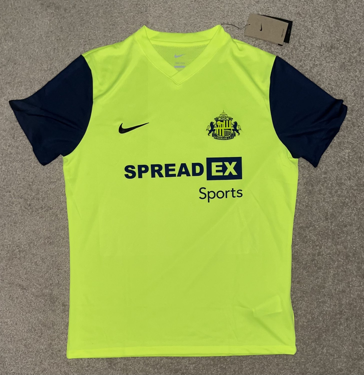 Sunderland Third football shirt 2023 - 2024. Sponsored by Spread Ex Sports