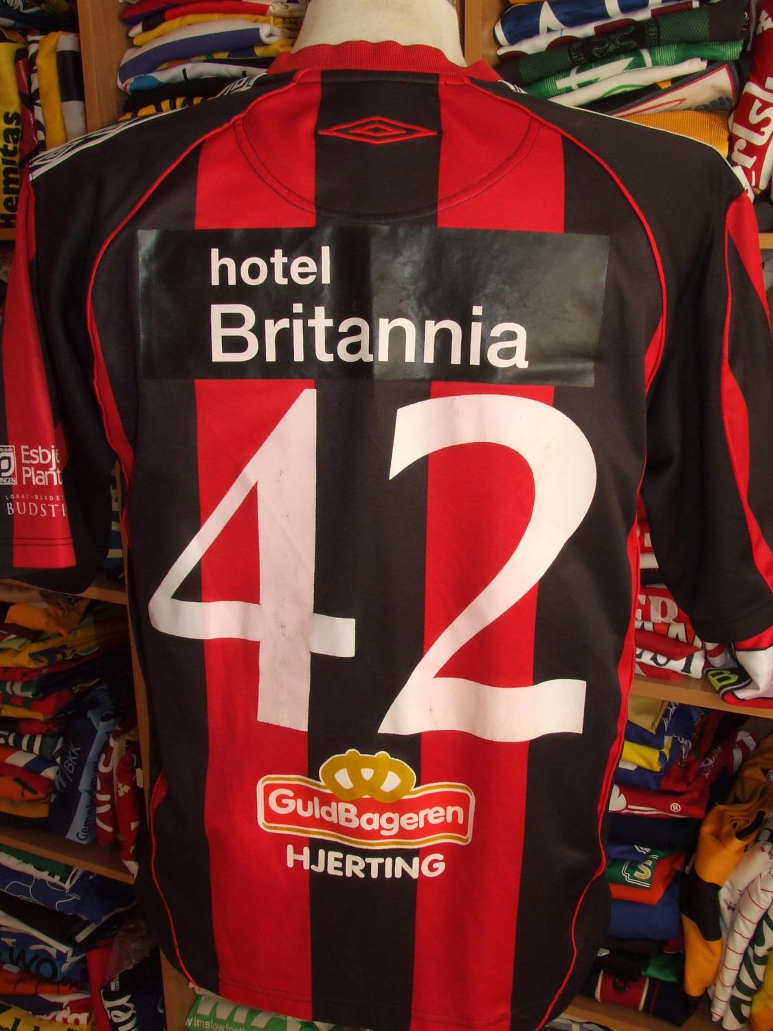 Hjerting IF Home football shirt (unknown year)