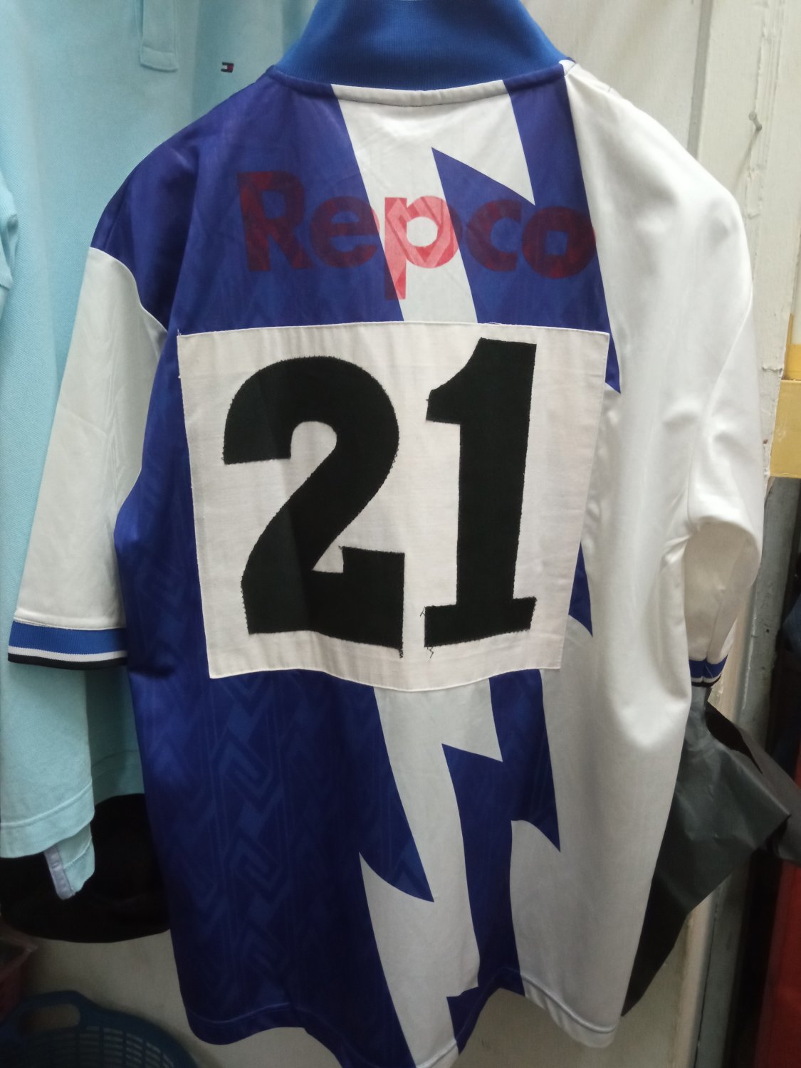 Sabah FA Away football shirt 1997. Sponsored by Dunhill