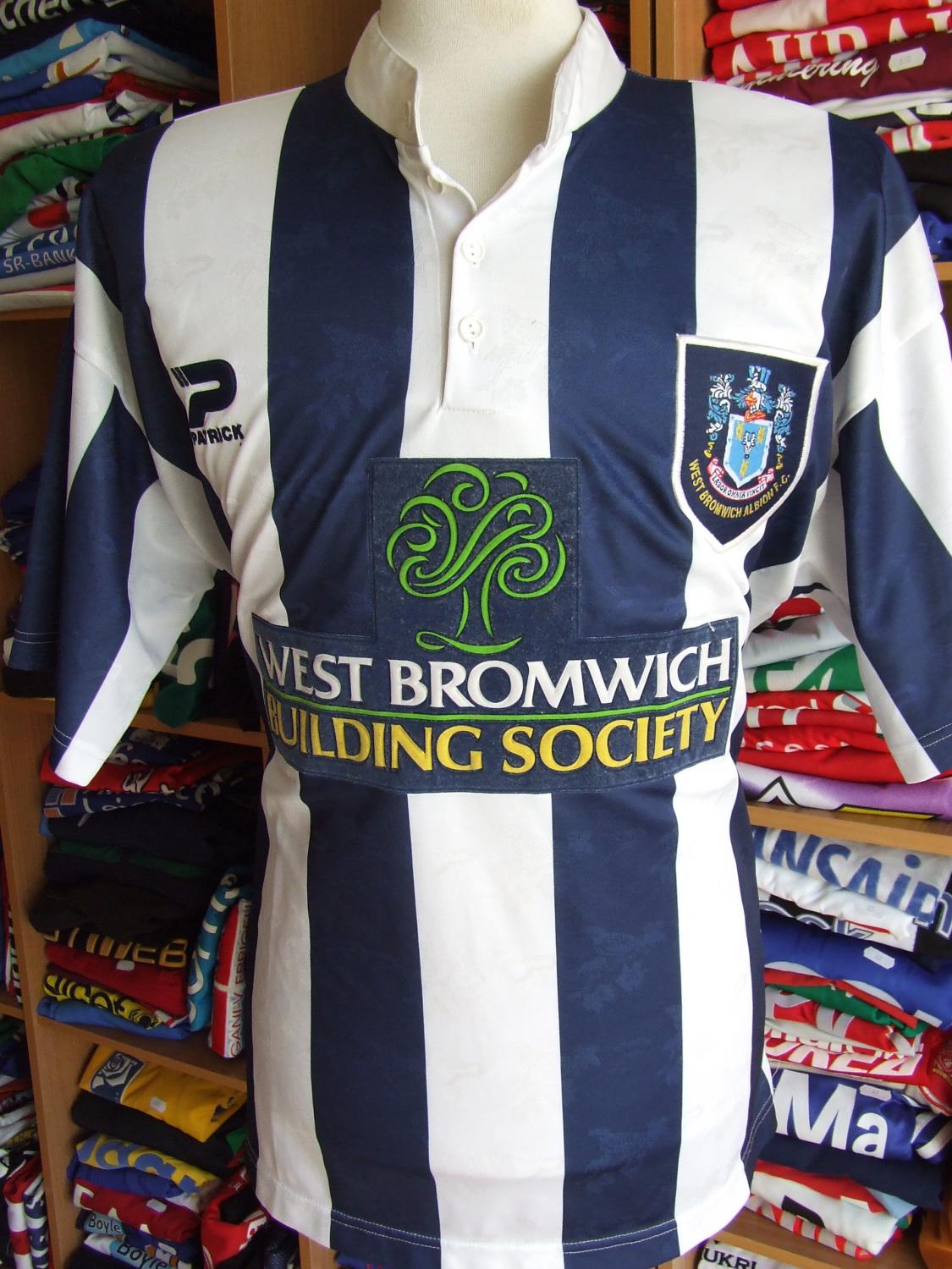 West Bromwich Albion Home football shirt 1997 - 1998. Sponsored by West ...