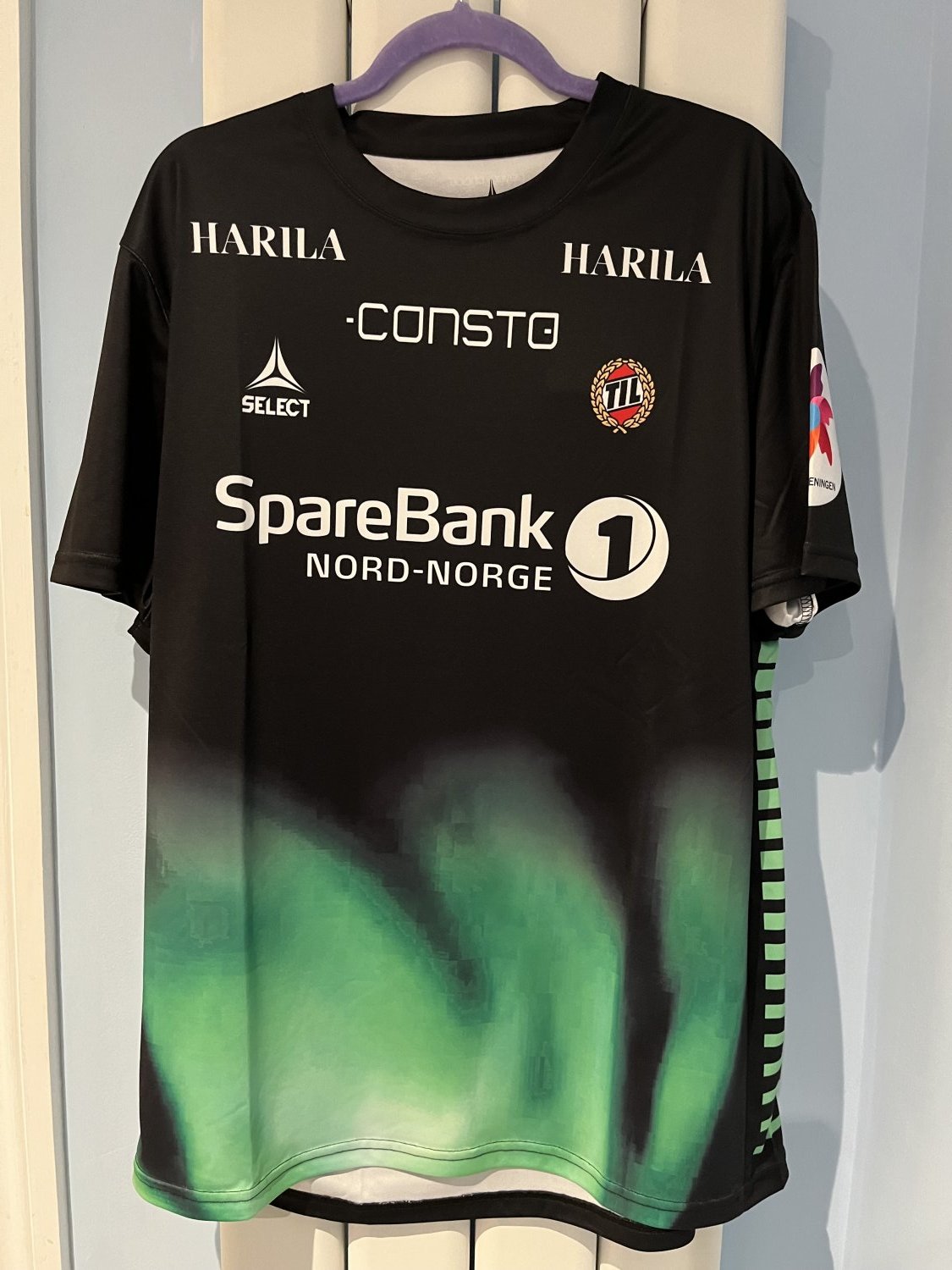Tromso IL Away football shirt 2023 - 2024. Sponsored by SpareBank
