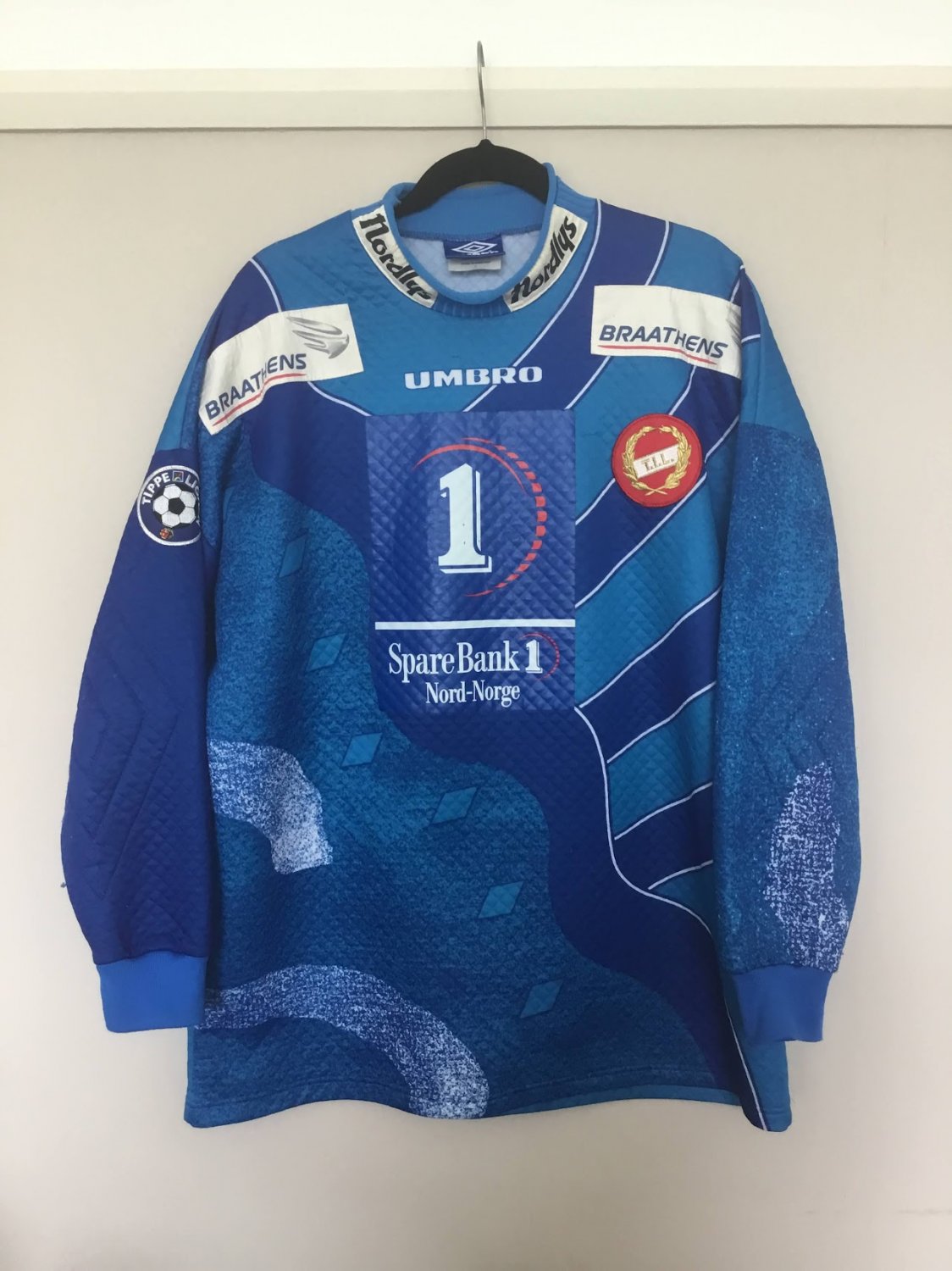 Tromso IL Goalkeeper football shirt 1997.