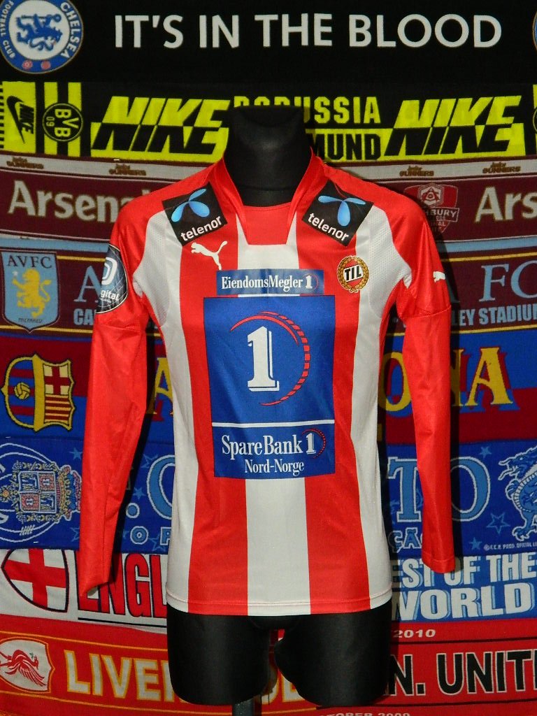 Tromso IL Home football shirt (unknown year). Sponsored by SpareBank