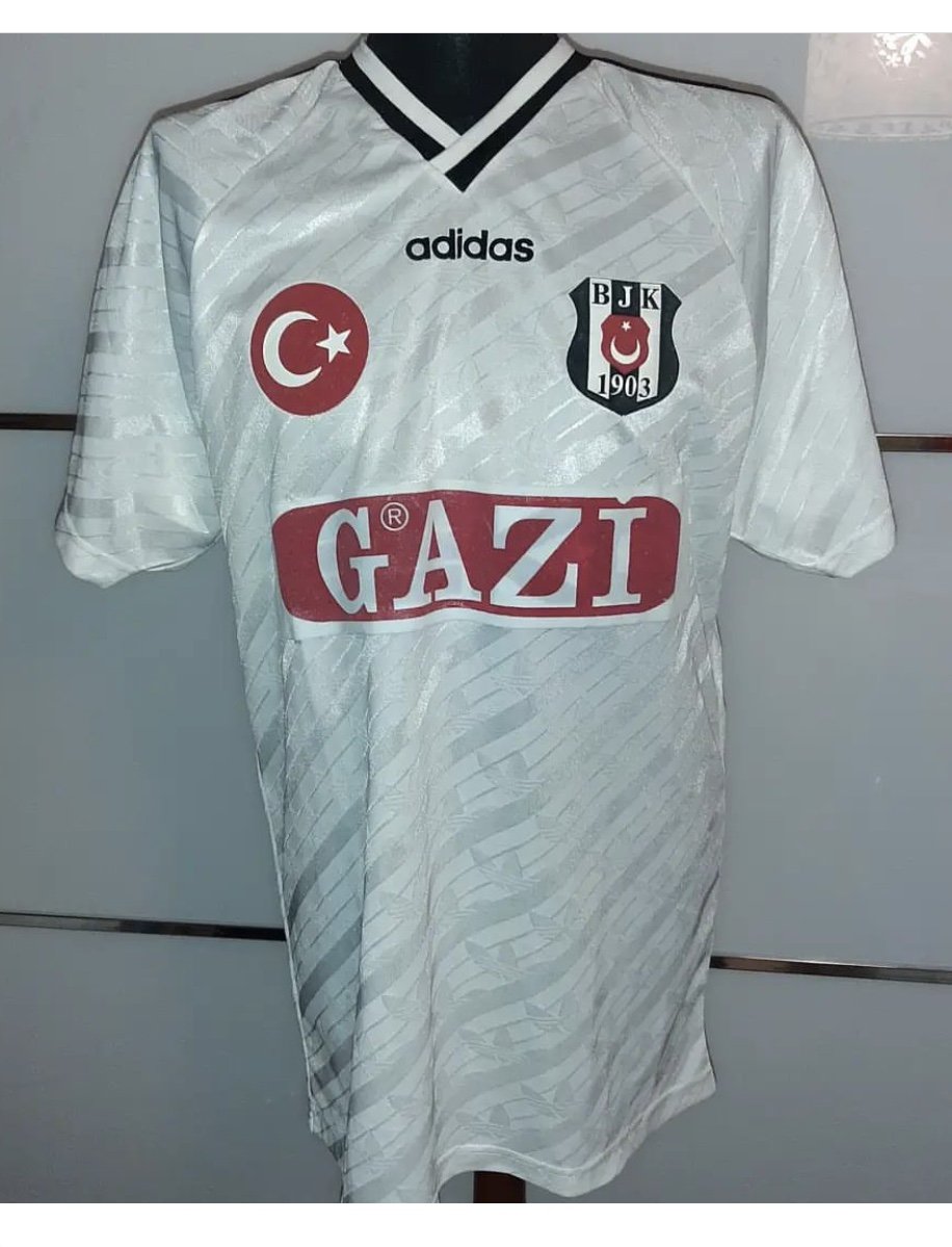 Besiktas Cup Shirt football shirt 1995 - 1996. Sponsored by Gazi