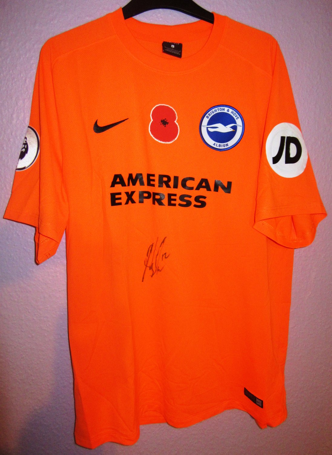 Brighton & Hove Albion Goalkeeper football shirt 2017 - 2018