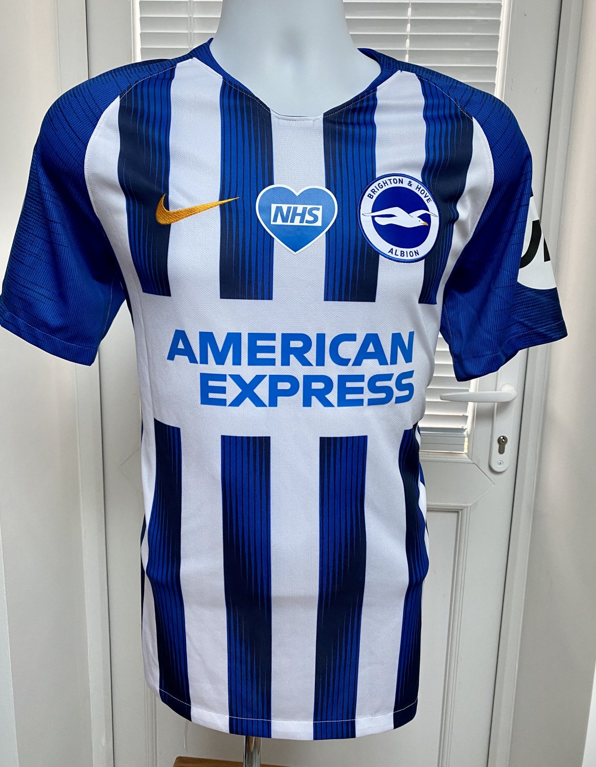 Brighton & Hove Albion Home baju bolasepak 2019 - 2021. Sponsored by ...