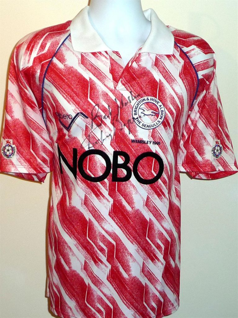 Brighton & Hove Albion Special football shirt 1990 - 1991. Sponsored by ...