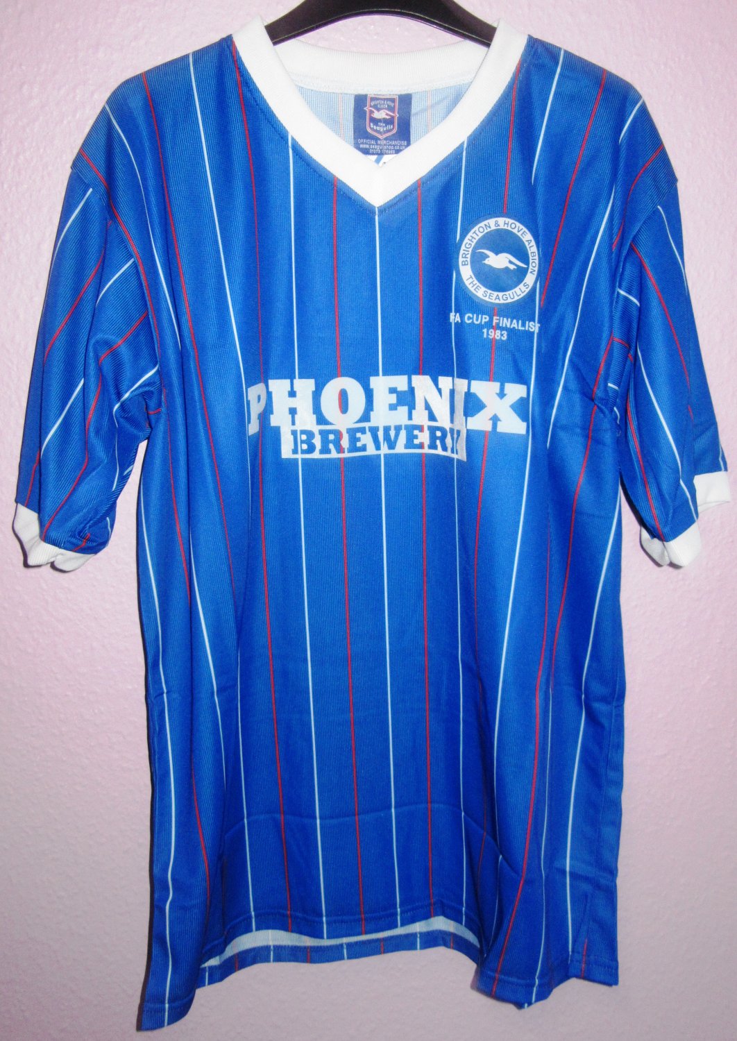 Brighton & Hove Albion Retro Replicas football shirt 1983 - 1984 ...