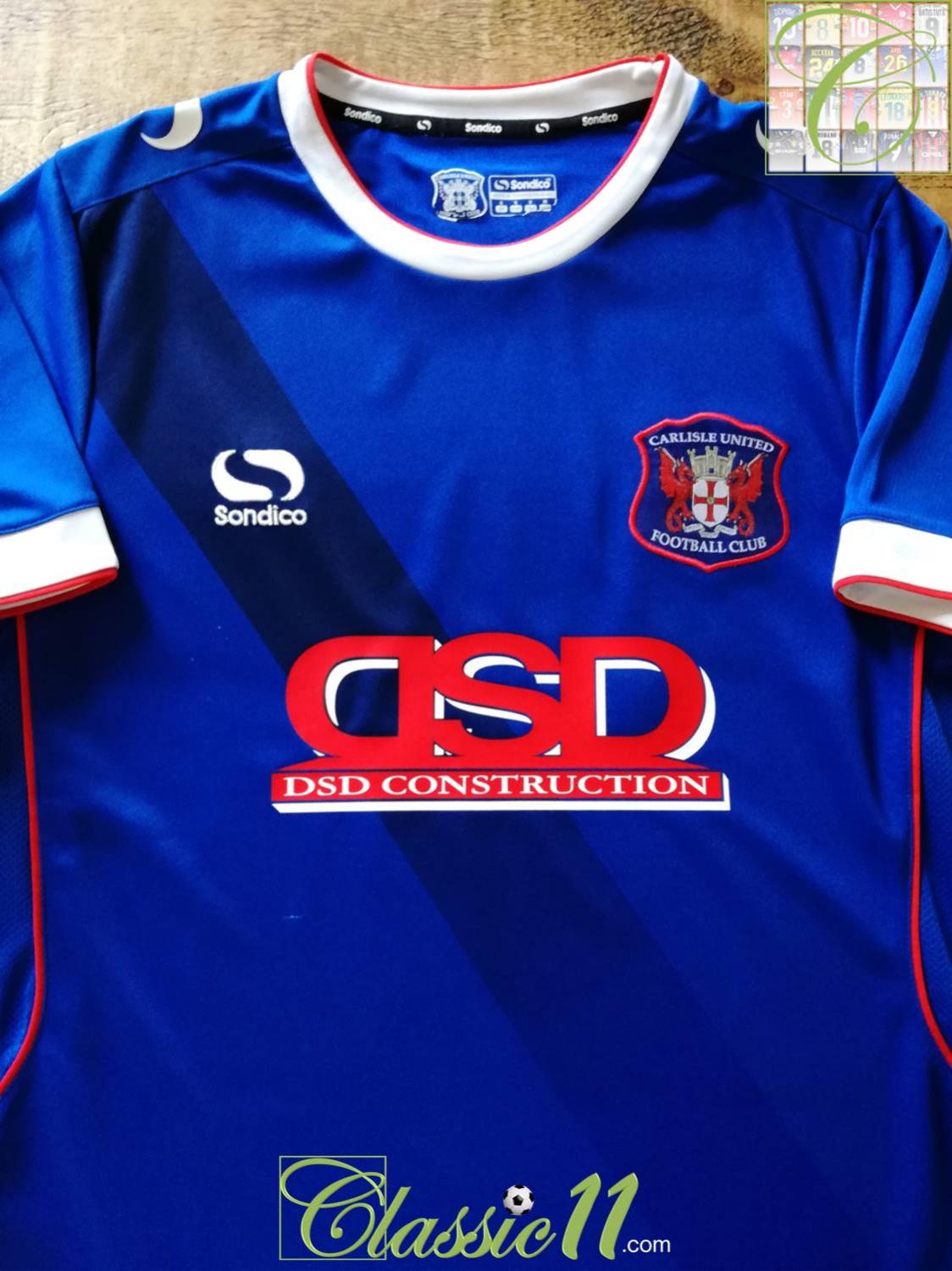 Carlisle United Home football shirt 2016 - 2017. Sponsored by DSD ...