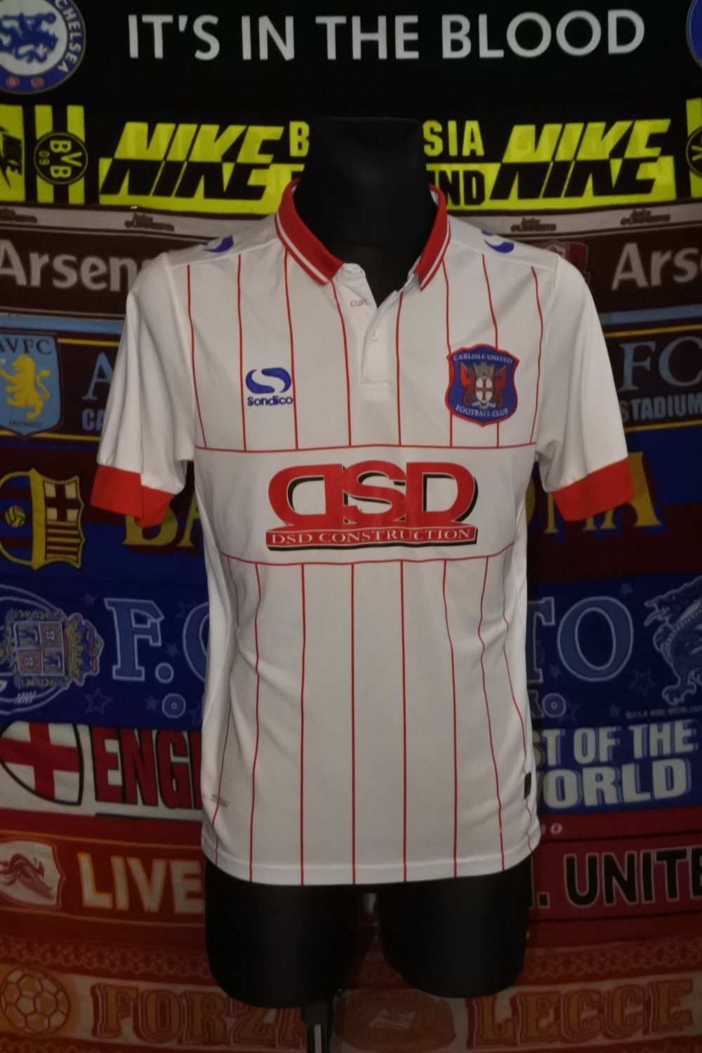 Carlisle United Third football shirt 2016 - 2017. Sponsored by DSD ...