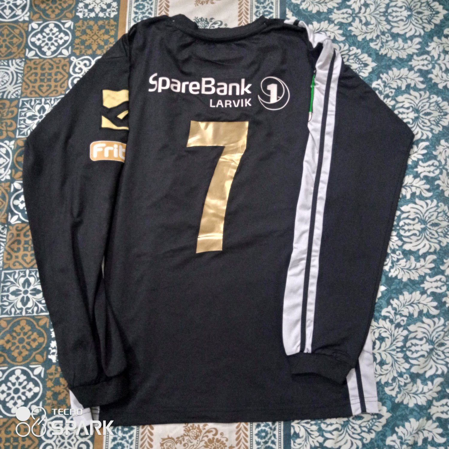 IF Fram Larvik Away football shirt 2010 - ?. Sponsored by Funnemark