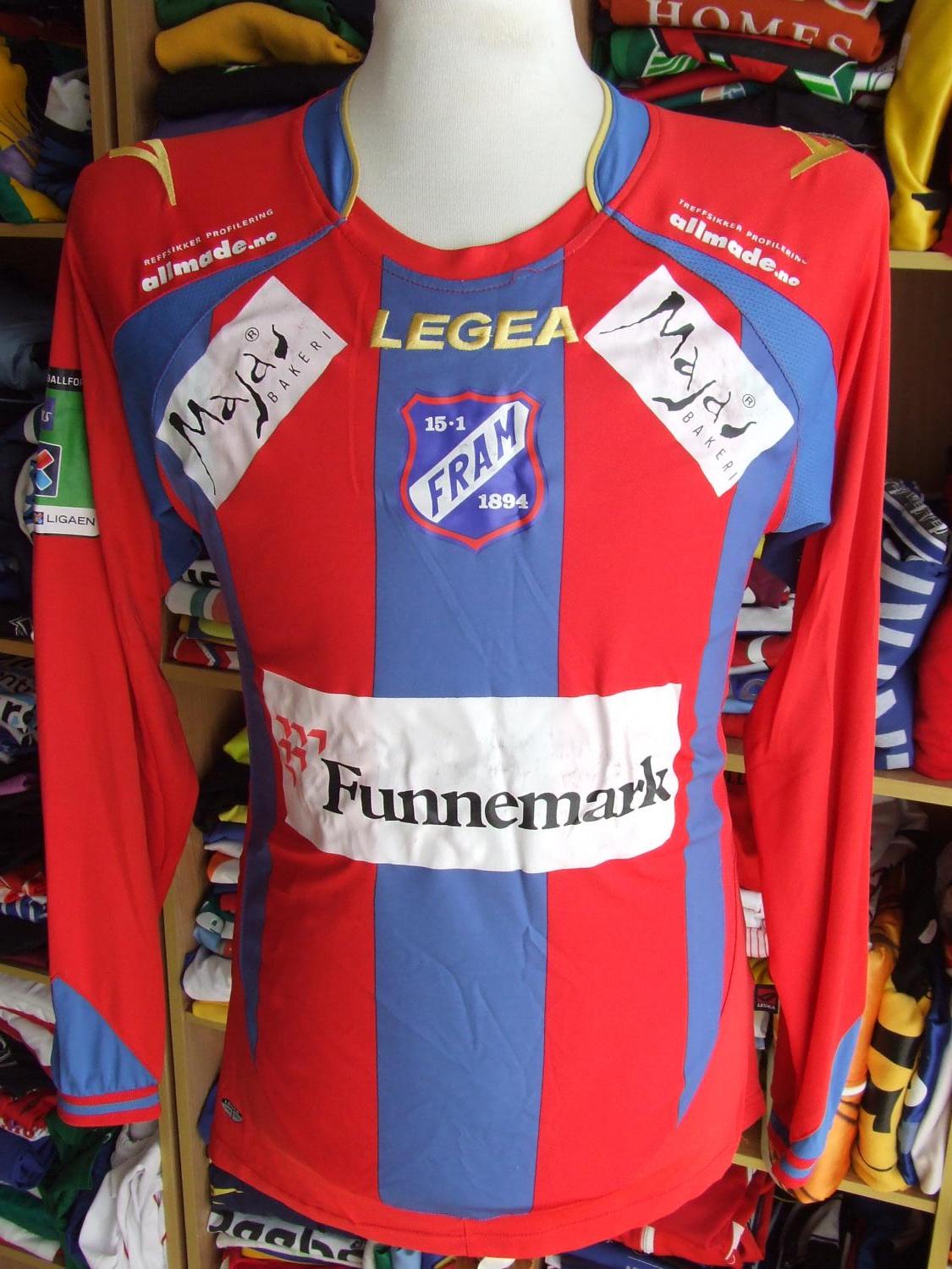 IF Fram Larvik Home football shirt 2010