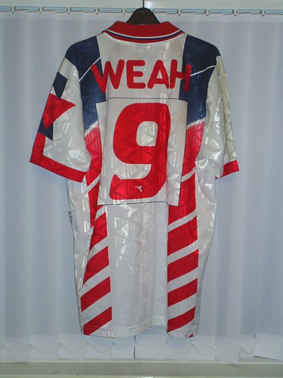 Liberia Away football shirt 1995 - 1996