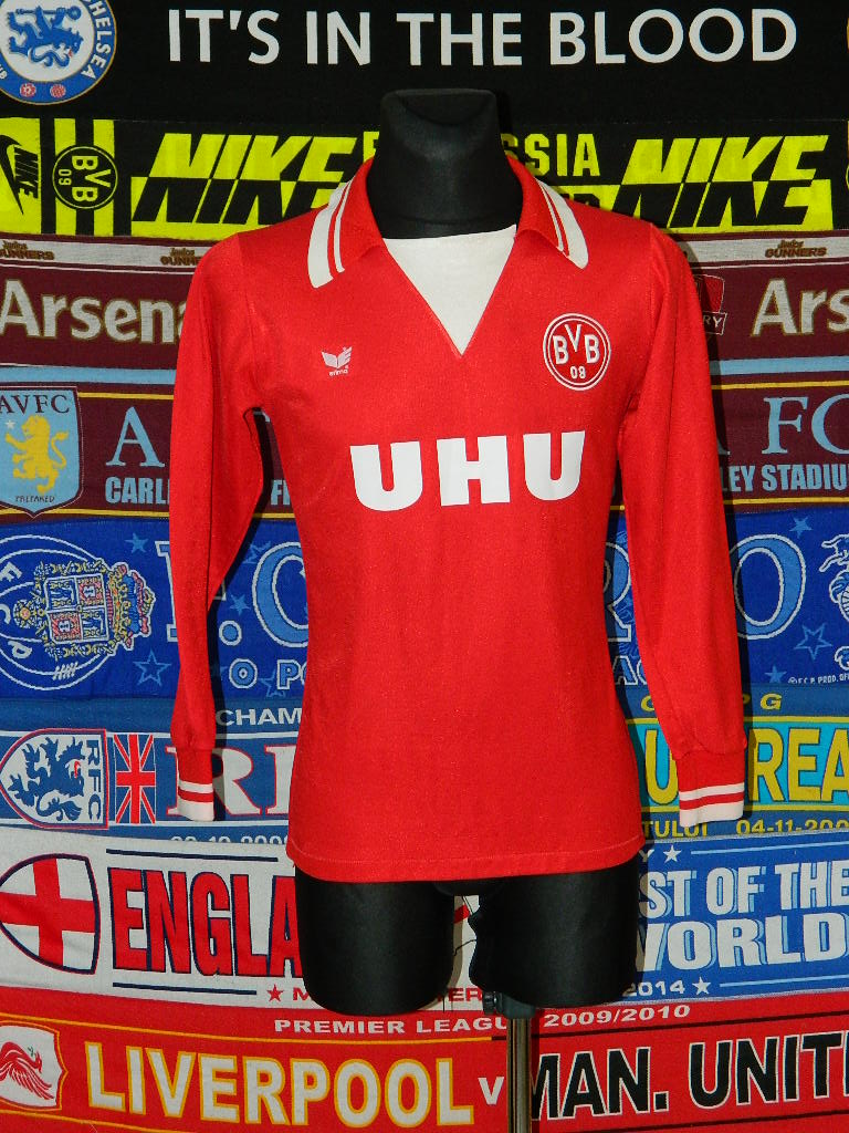 Borussia Dortmund Away football shirt 1979 - 1980. Sponsored by UHU