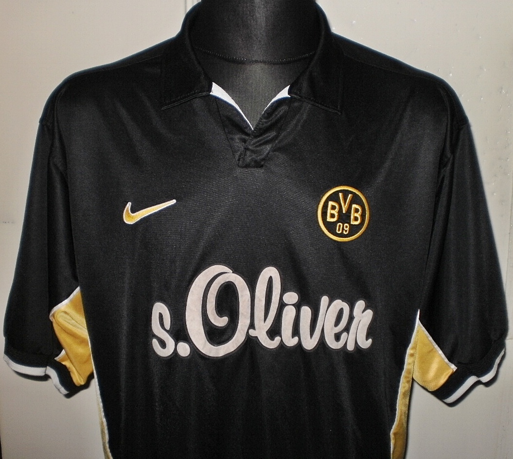 Borussia Dortmund Away football shirt 1998 - 2000. Sponsored by s.Oliver