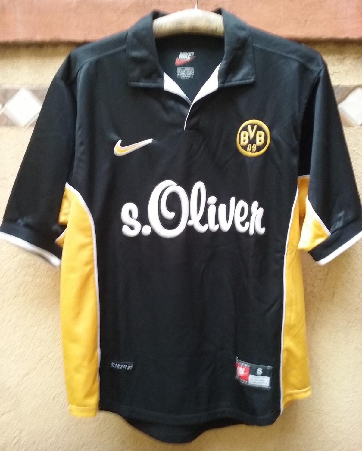 Borussia Dortmund Away football shirt 1998 - 2000. Sponsored by s.Oliver