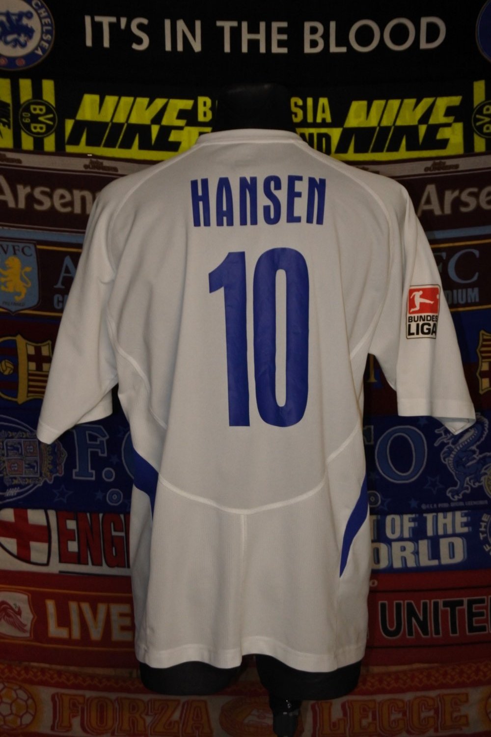 Hansa Rostock Away football shirt 2006 - 2007. Sponsored by Neue Leben