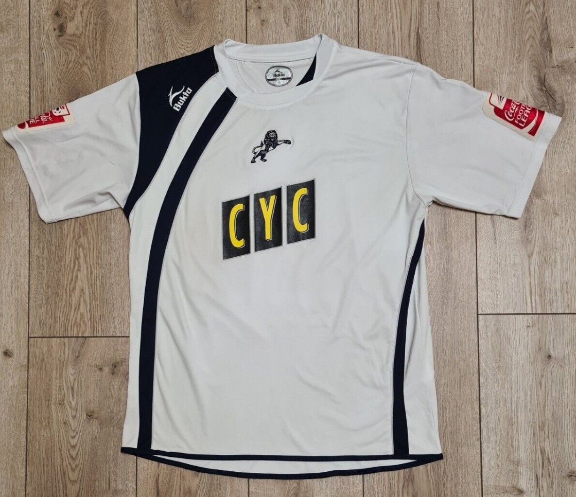 Millwall Away football shirt 2008 - 2009. Sponsored by CYC