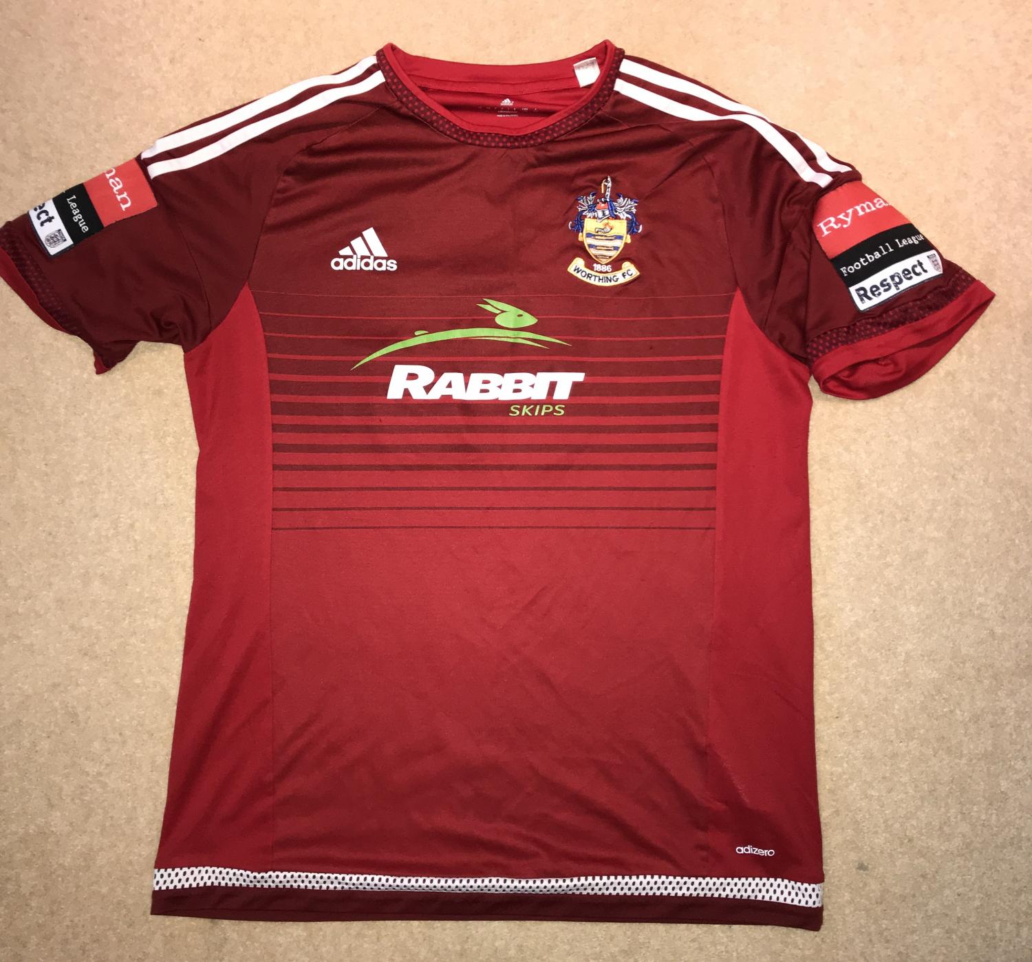 Worthing FC Home football shirt 2015 - 2017