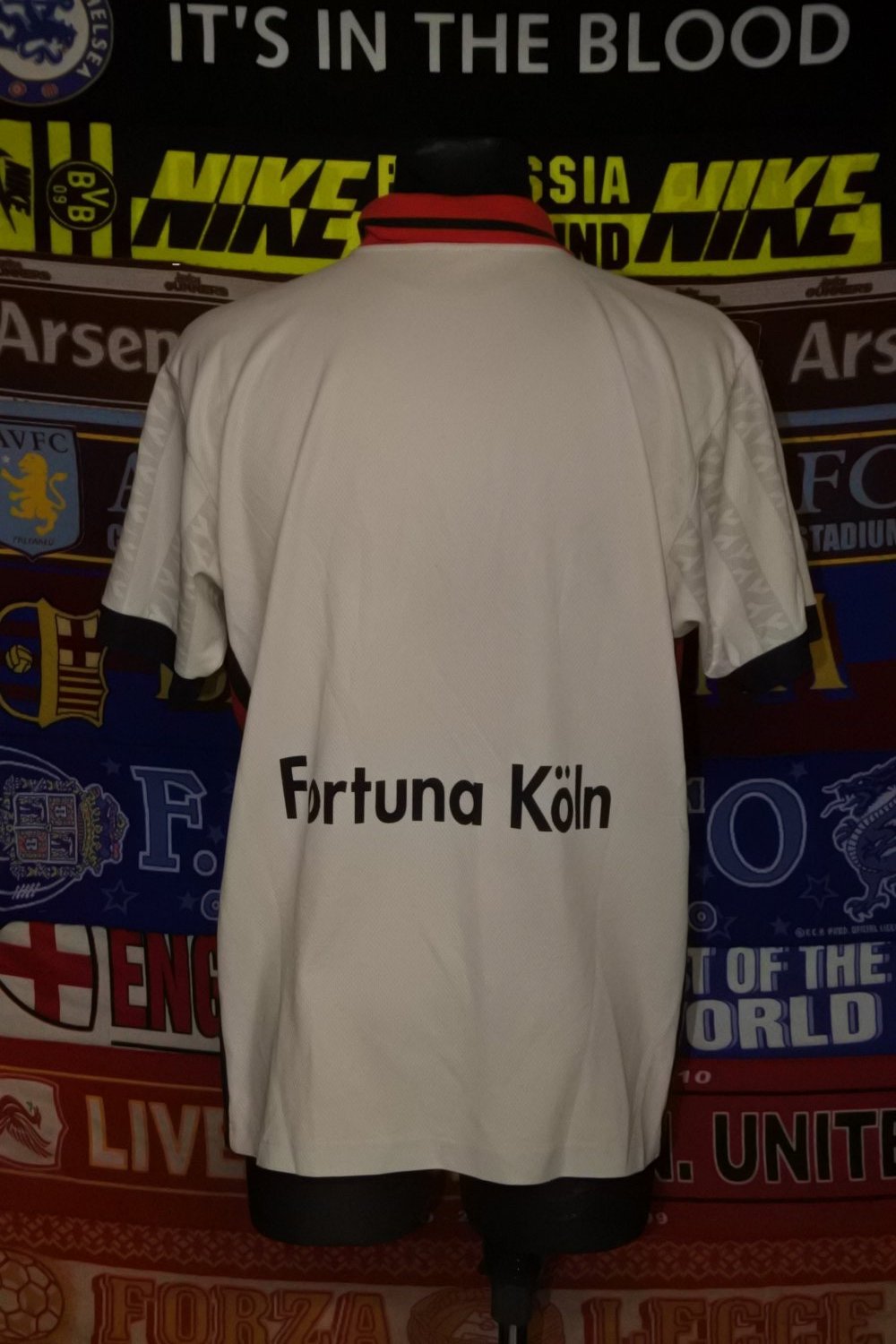 Fortuna Koln Home football shirt 1998 - 1999. Sponsored by Toyota