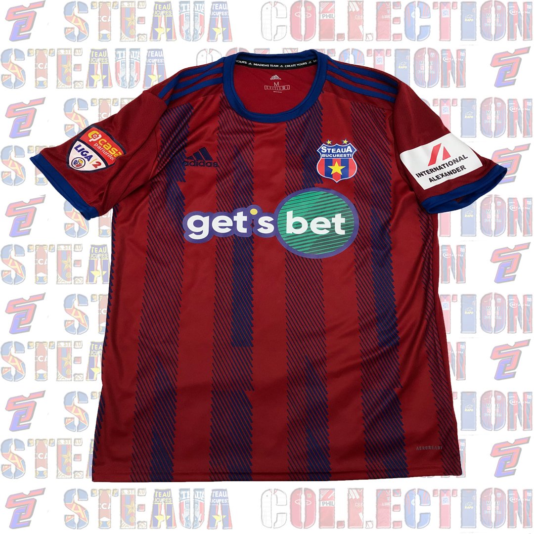 CSA Steaua București Home Camiseta de Fútbol 2021 - 2022. Sponsored by ...