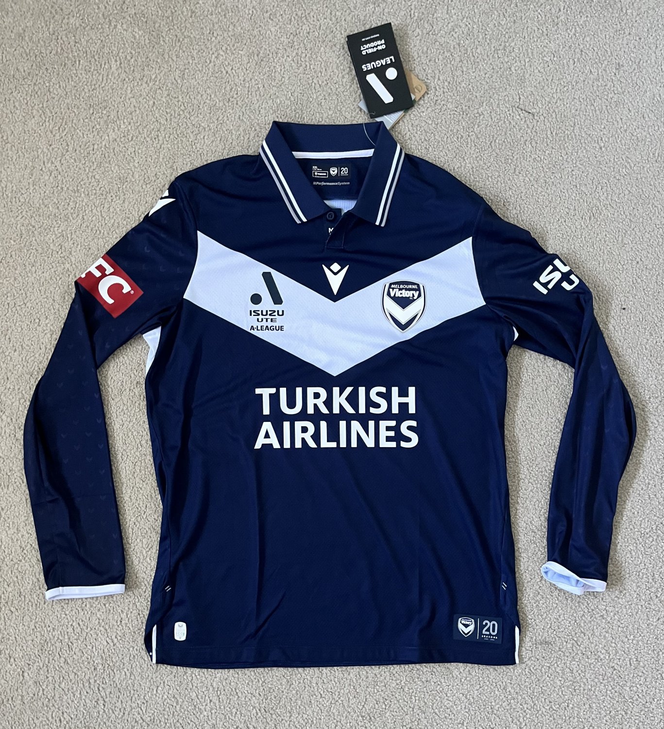 Melbourne Victory Home football shirt 2024 - 2025. Sponsored by Turkish ...