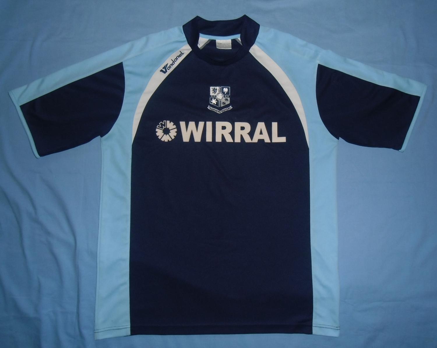 Tranmere Rovers Away football shirt 2008 - 2010. Sponsored by Wirral