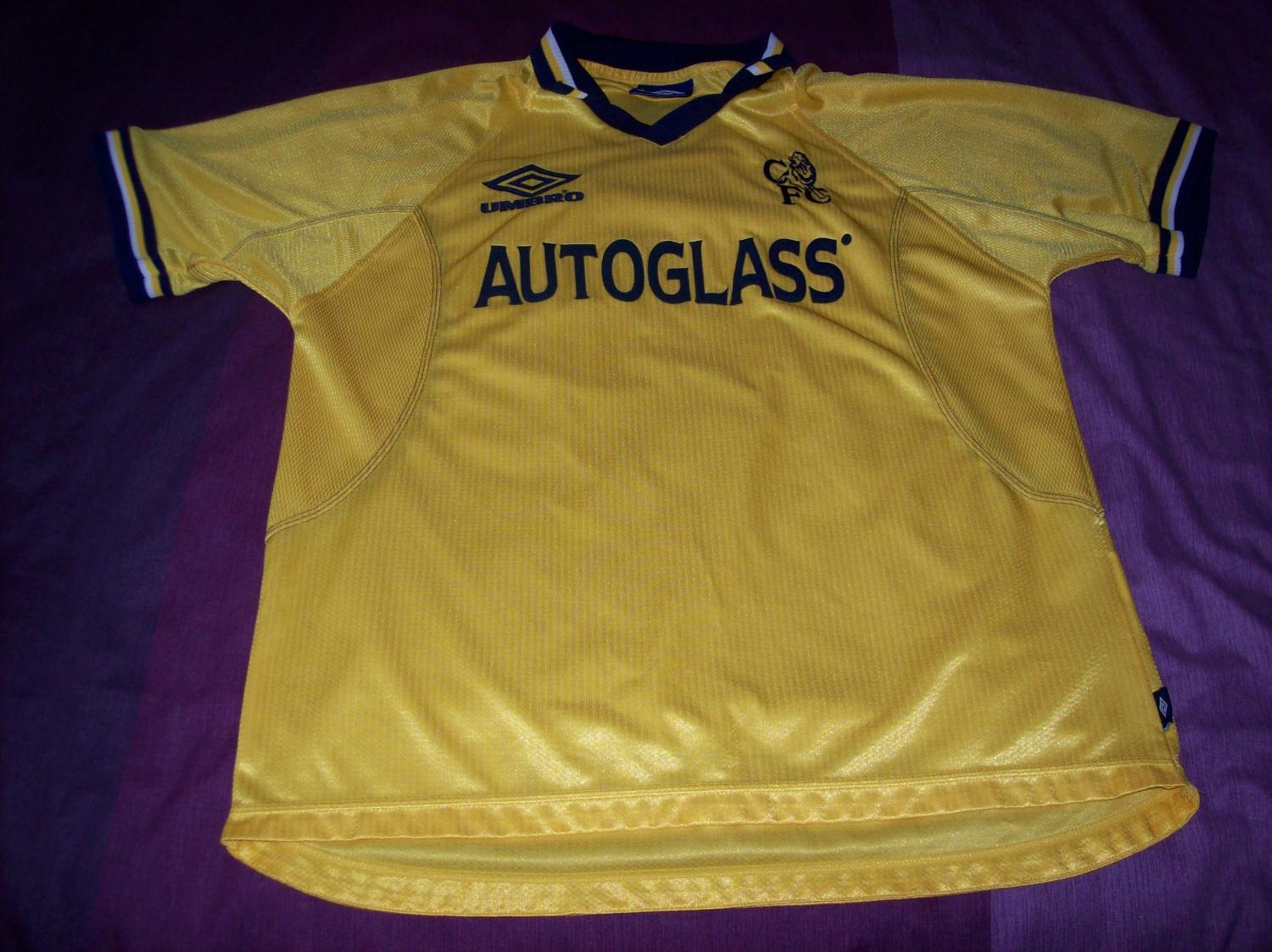 Chelsea Third football shirt 1998 - 2000. Sponsored by Autoglass
