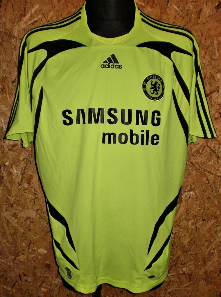 Chelsea Away football shirt 2007 - 2008. Sponsored by Samsung