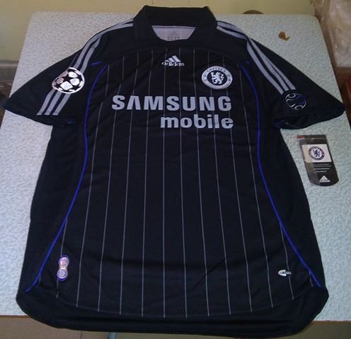 Chelsea Third football shirt 2006 - 2007. Sponsored by Samsung