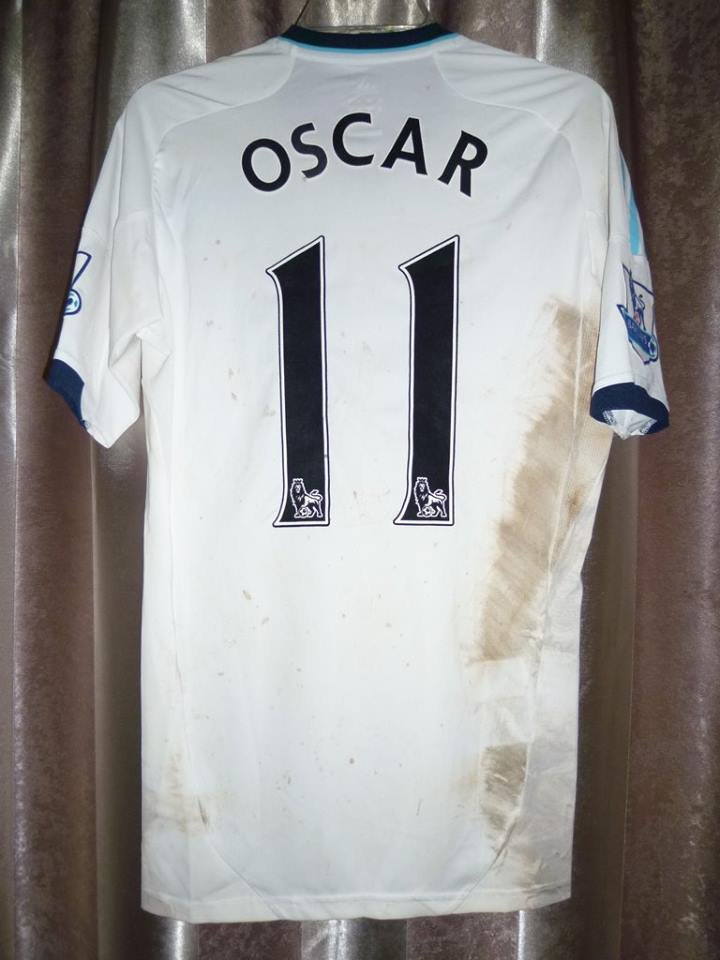 Chelsea Away football shirt 2012 - 2013. Sponsored by Samsung