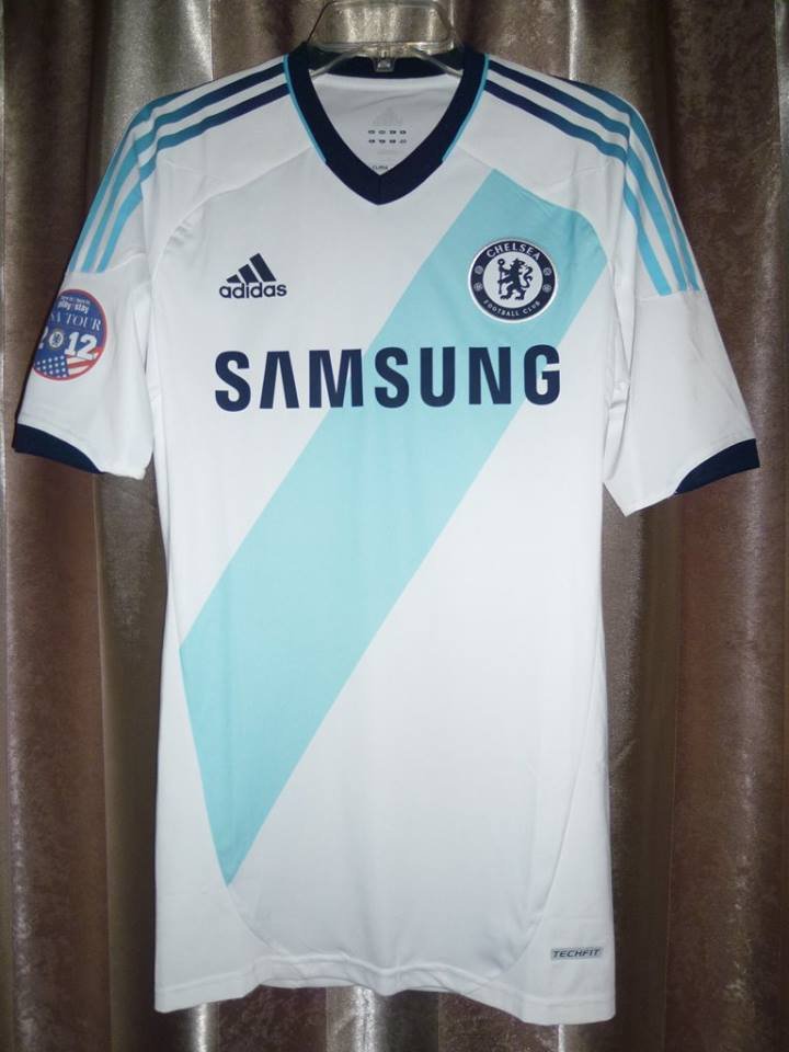 Chelsea Away football shirt 2012 - 2013. Sponsored by Samsung