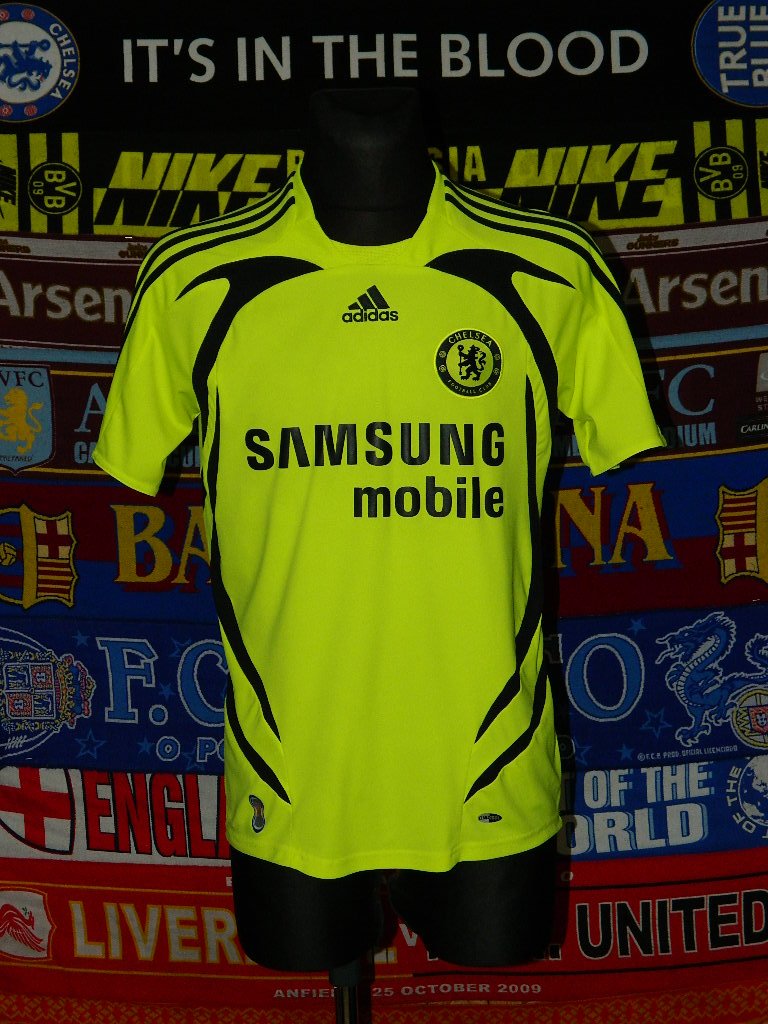 Chelsea Away football shirt 2007 - 2008. Sponsored by Samsung