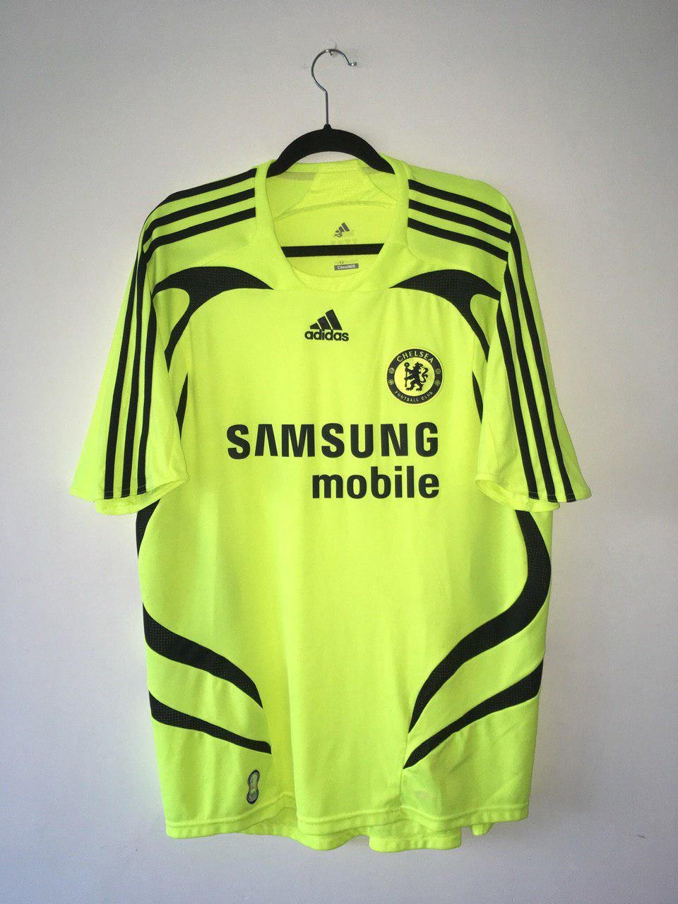 Chelsea Away football shirt 2007 - 2008. Sponsored by Samsung