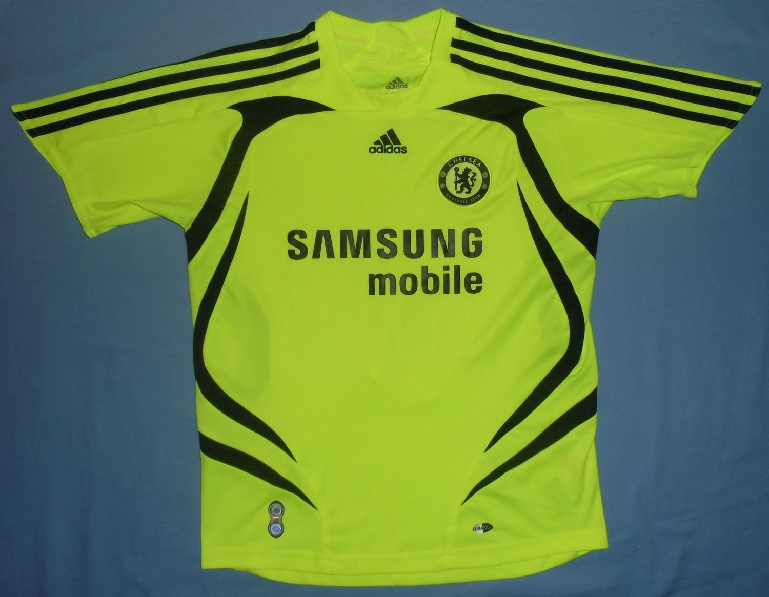 Chelsea Away football shirt 2007 - 2008. Sponsored by Samsung