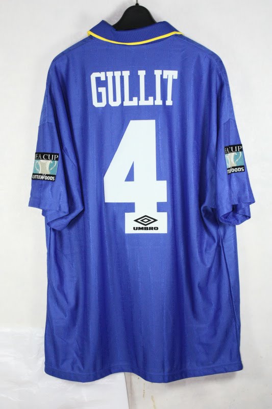 Chelsea Home football shirt 1995 - 1997. Sponsored by Coors