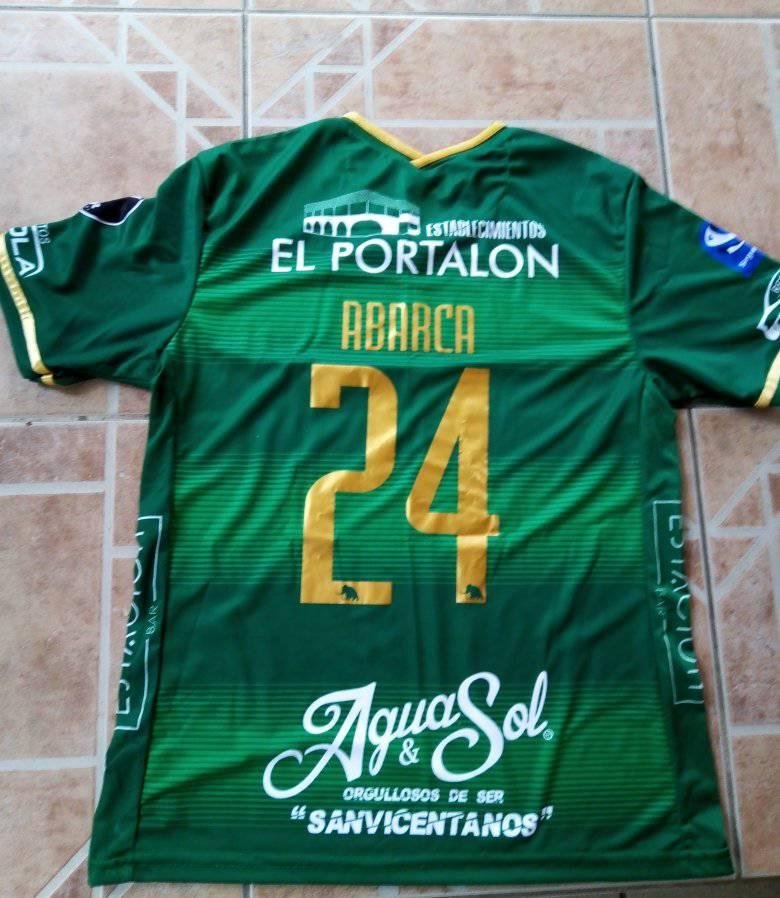 General Velásquez Home football shirt 2021. Sponsored by FerrExperto