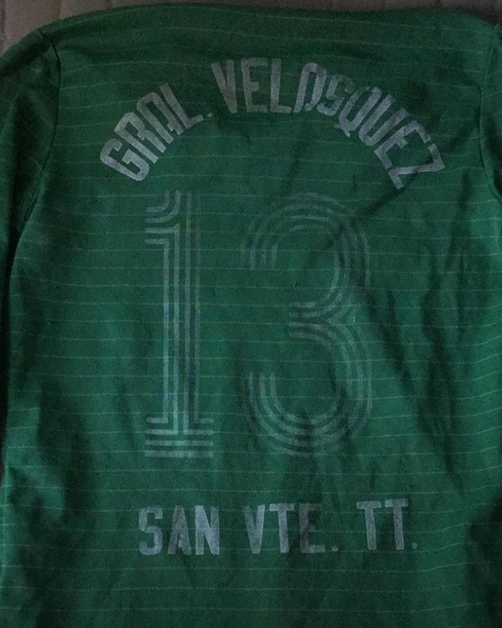 General Velásquez Special football shirt 1987 - 1989